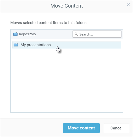 Move Content