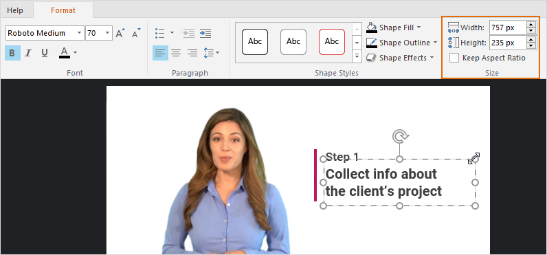 Formatting Shapes