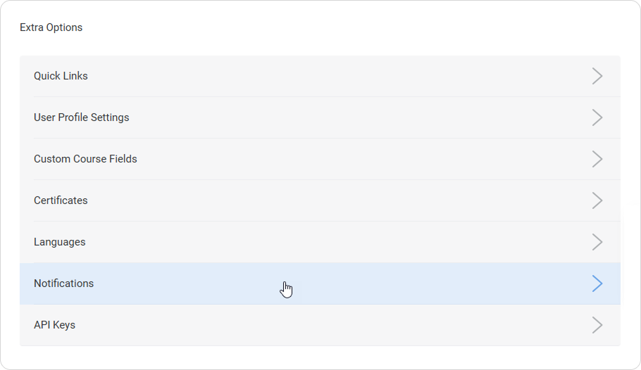 Enabling Account Notifications