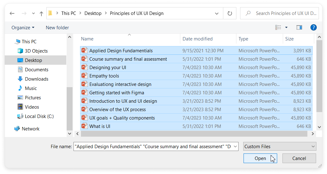 Uploading Standalone Content From Your PC
