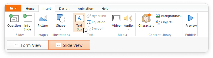 Adding and Formatting Text Adding and Formatting Text