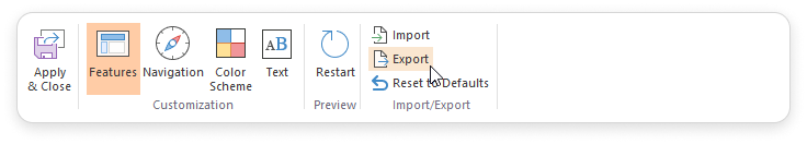 Importing and Exporting Player Settings
