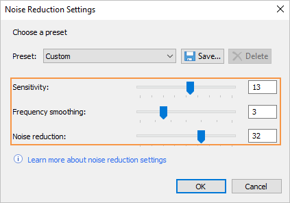 Removing Noise