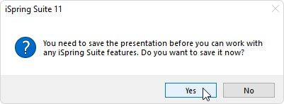 Inserting an Interaction