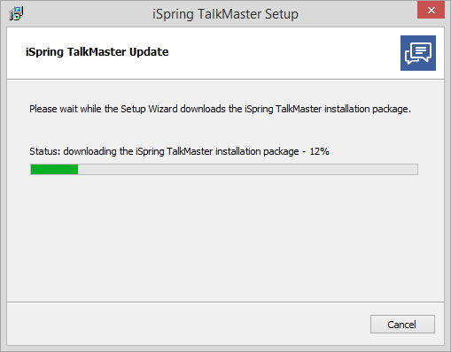 Updating iSpring TalkMaster