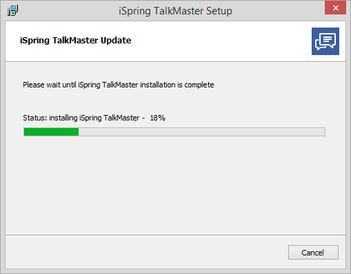 Updating iSpring TalkMaster