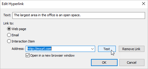 Adding Hyperlinks