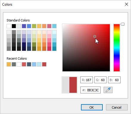 Colors Settings