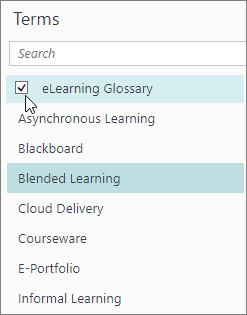 Glossary