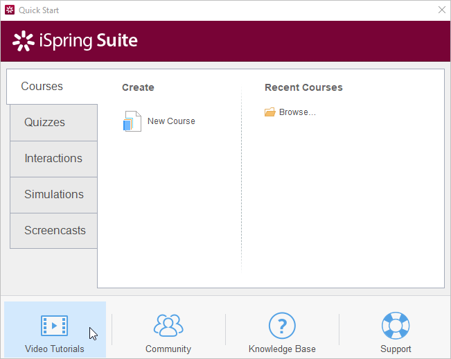 Getting Started with iSpring Visuals