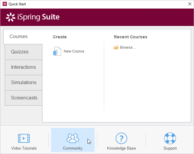 Getting Started with iSpring Visuals