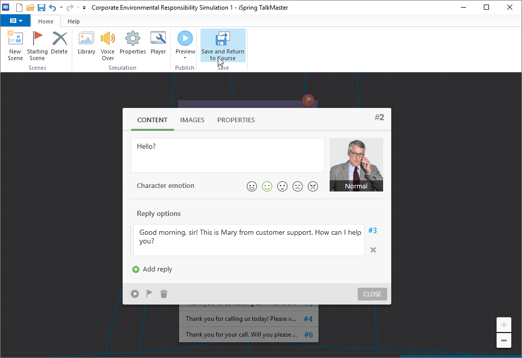 Creating a Course with Simulations