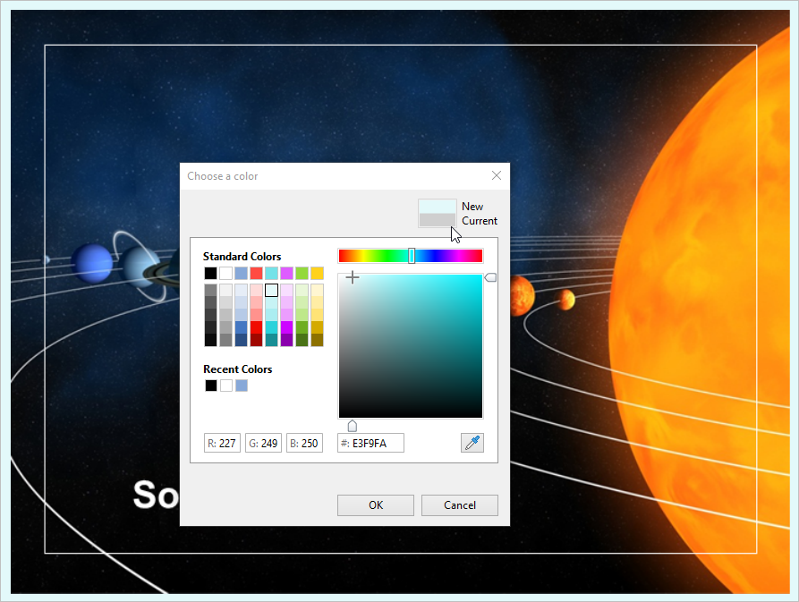 Color Scheme Settings
