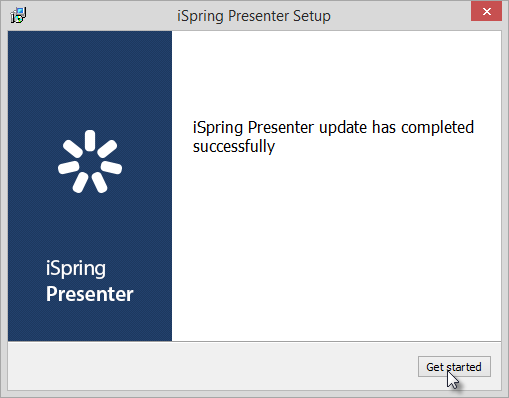 Updating iSpring Presenter