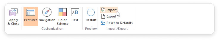 Importing and Exporting Player Settings