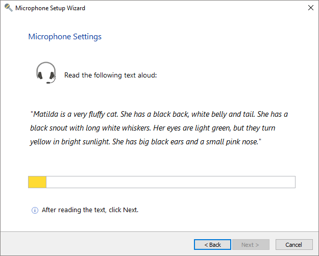Setting Up the Microphone